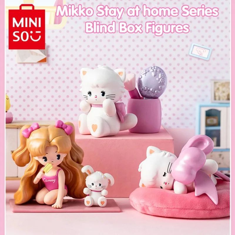 Jual MINISO Blind box Mikko mainan Hadiah untuk anak perempuan,model Kawaii seri perlengkapan ...