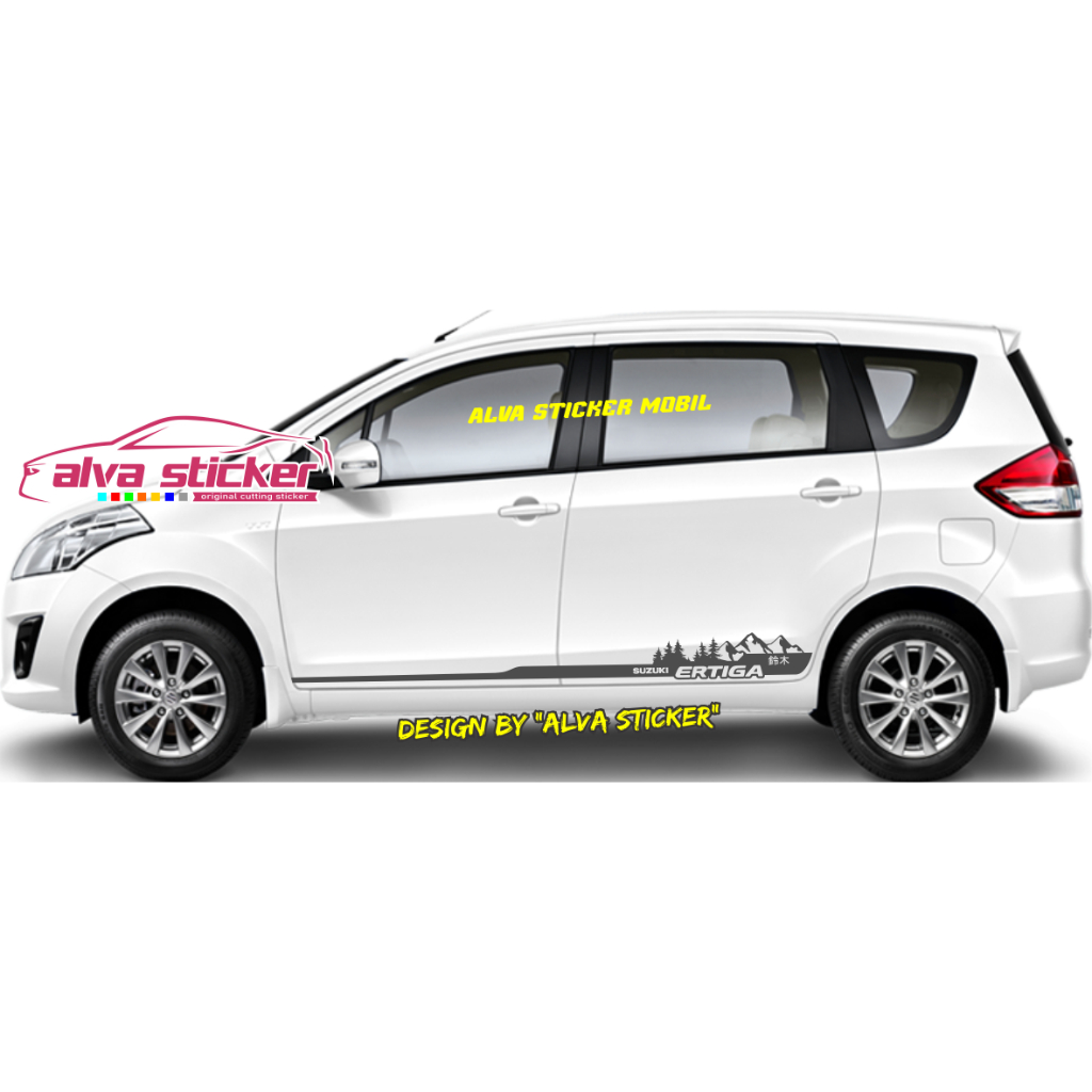 Jual sticker ertiga stiker list stripe ertiga stiker minimalist body ...