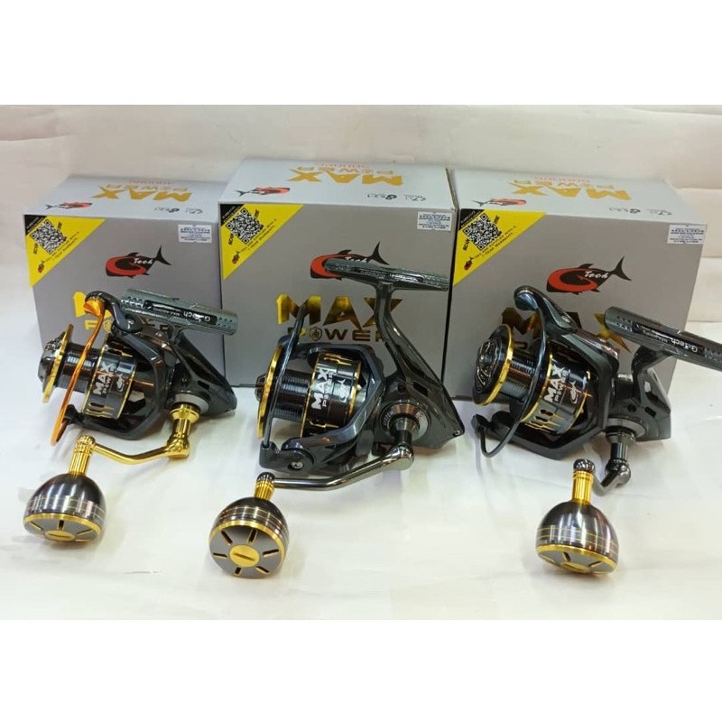 Jual Reel Gtech Max Power 4000HG 4000PG 5000PG 6000PG SW Saltwater ...