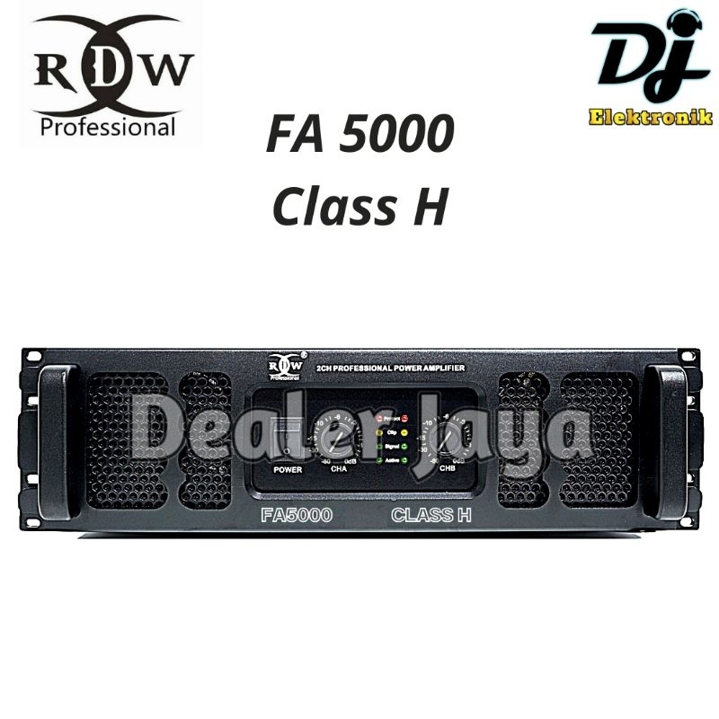 Jual Power Amplifier RDW FA 5000 / FA5000 - 2 channel | Shopee Indonesia