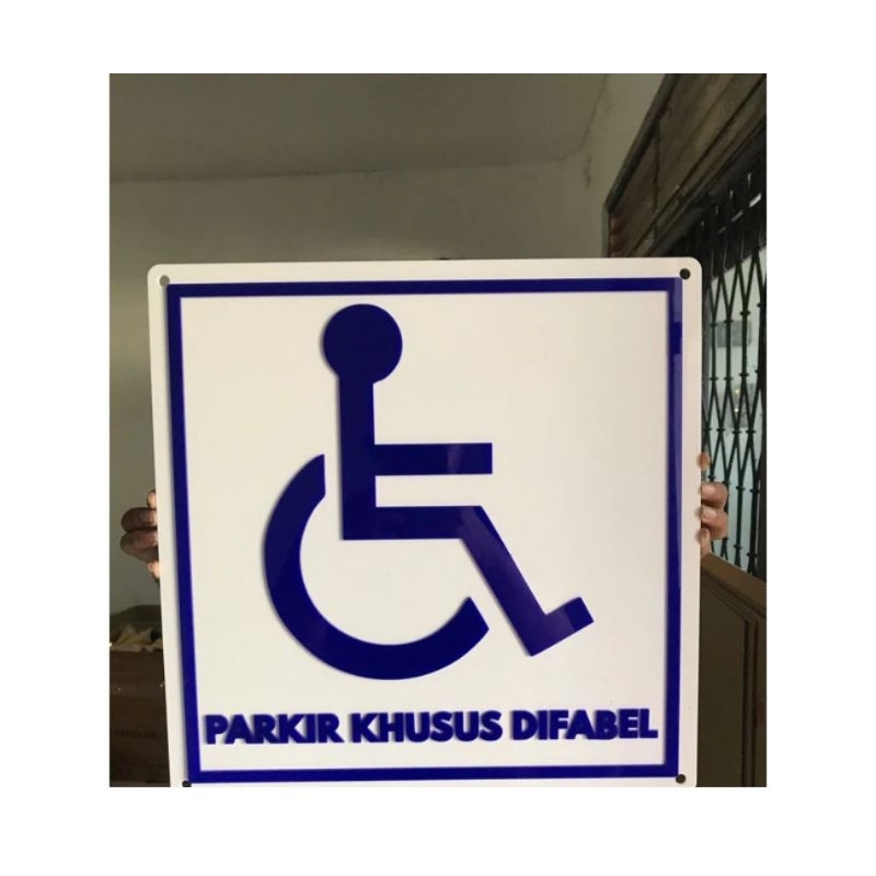 Jual Papan Difabel Papan Parkir Difabel Tanda Parkir Difabel | Shopee ...
