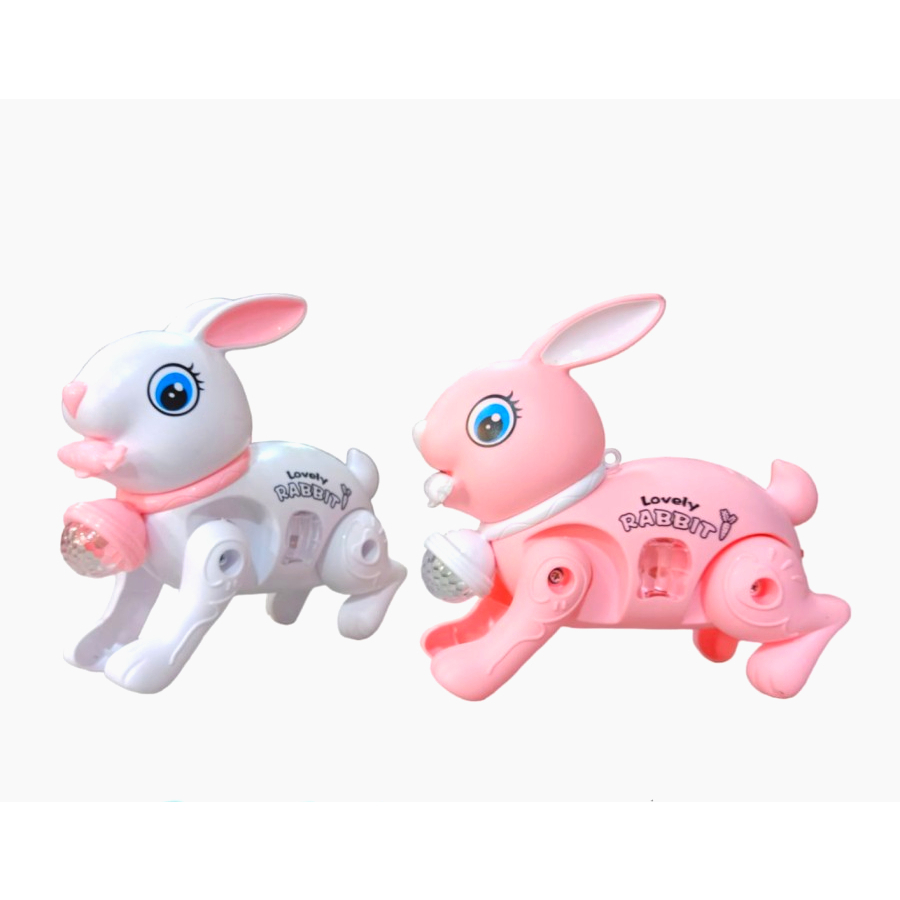 Jual Mainan Anak Cute Rabbit Robot Kelinci - Putih | Shopee Indonesia