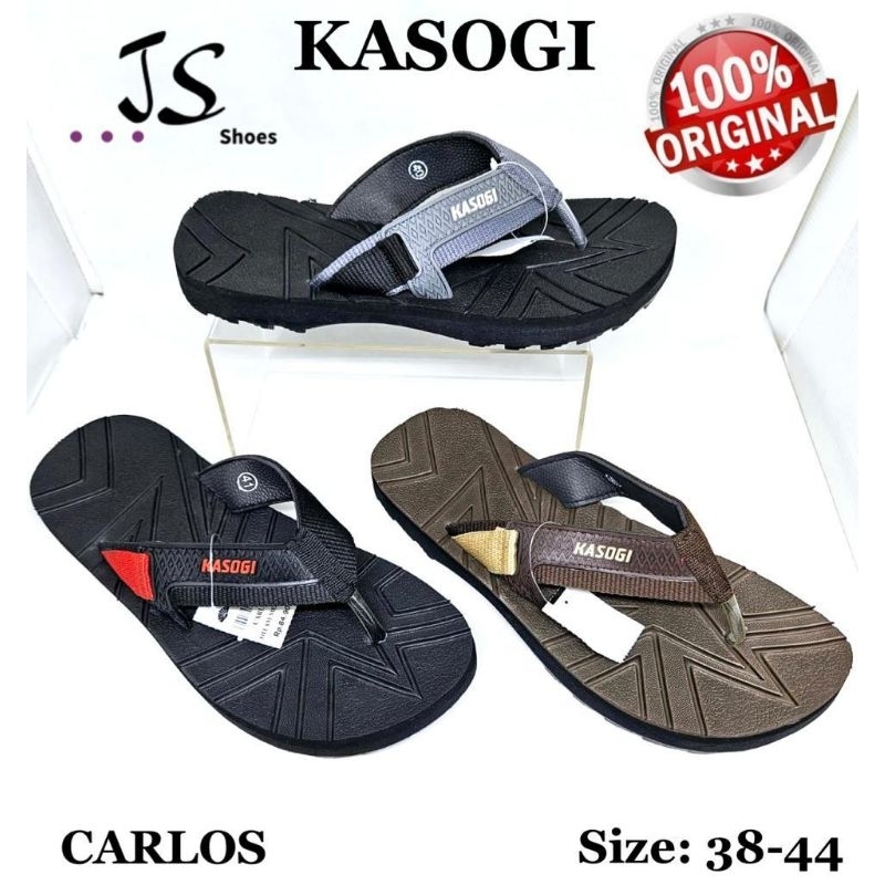 Jual KASOGI CARLOS - SANDAL JEPIT SPON PRIA DEWASA MERK KASOGI ORIGINAL ...
