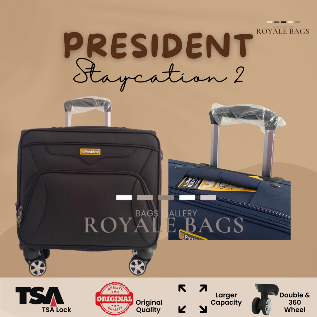 Jual President Tas Koper Pilot 14 inch Original Kain Kanvas / Canvas ...
