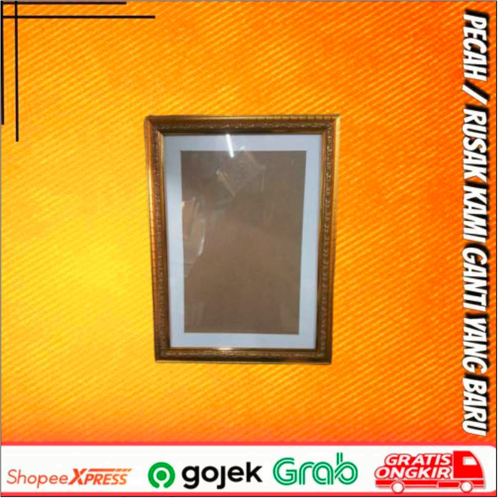 Jual Bingkai Foto / Bingkai Gambar Ukuran 21 x 30 Cm Full Kaca | Shopee ...