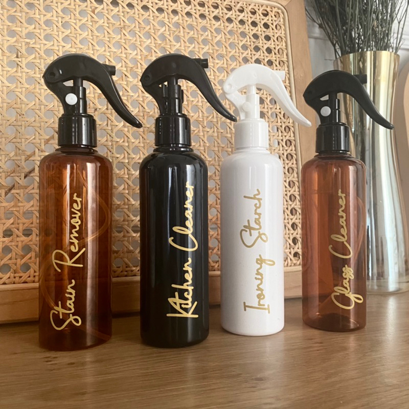 Jual Botol Refill Spray Trigger 250ml Slim Glosy Free Stiker Cutting ...