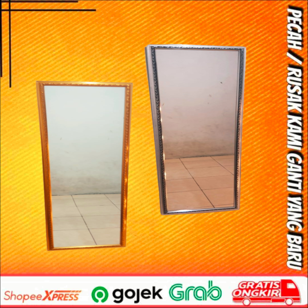 Jual Kaca Cermin Dinding / Cermin Gantung Ukuran 45 x 65 Cm Full Bingkai | Shopee Indonesia