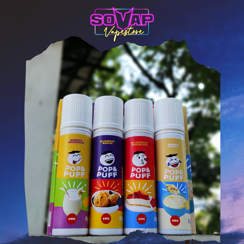 Jual Foom Pop & Puff 3mg & 6mg 60ml Liquid Pop n Puff by Foom | Shopee ...
