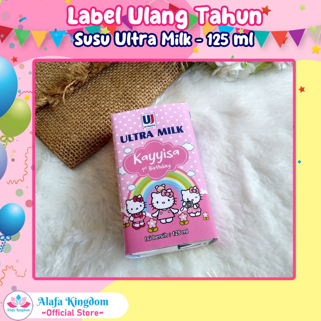 Jual alafakingdom - Label Susu Ultra 125ml | Shopee Indonesia