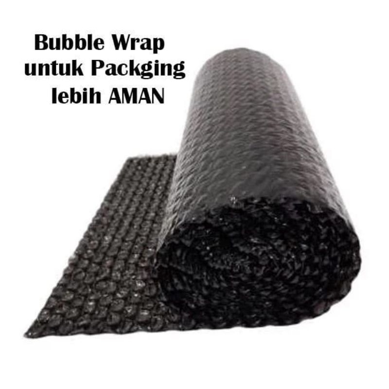 Jual BUBBLE WRAP TEBAL READY WARNA HITAM pengaman barang bungkus barang ...