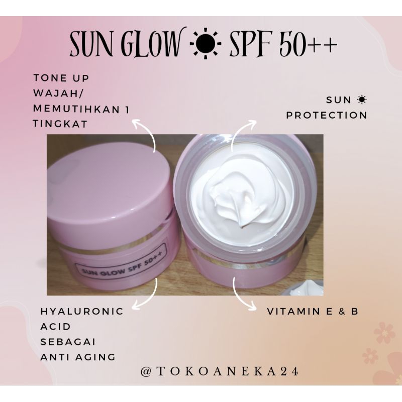 Jual SUNBLOCK SPF/SUN GLOW ☀️/Day Glowing/day SPF 50 Pa++ // SUNBLOCK ...