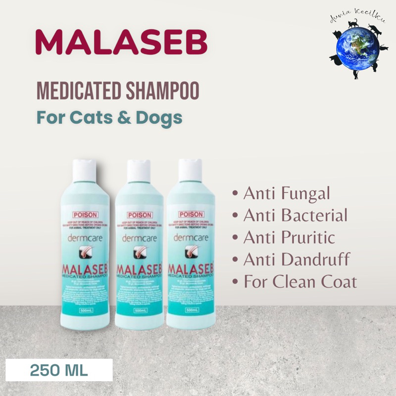 Jual Malaseb Dermcare Medicated Shampoo Anti Jamur No Sebazole (250 ML ...