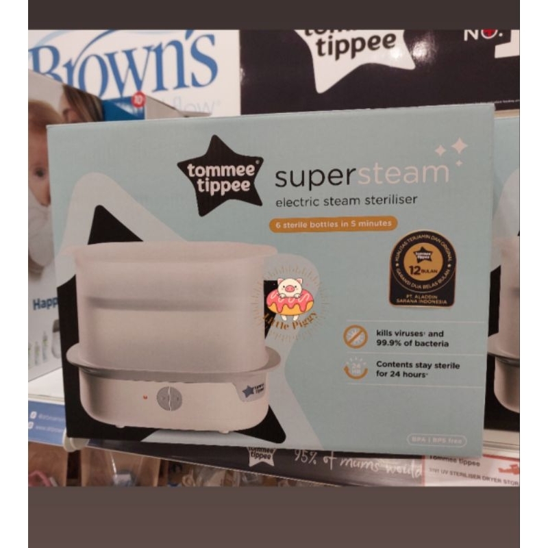 Jual Tommee Tippee super steam advance electric sterilizer | Shopee ...