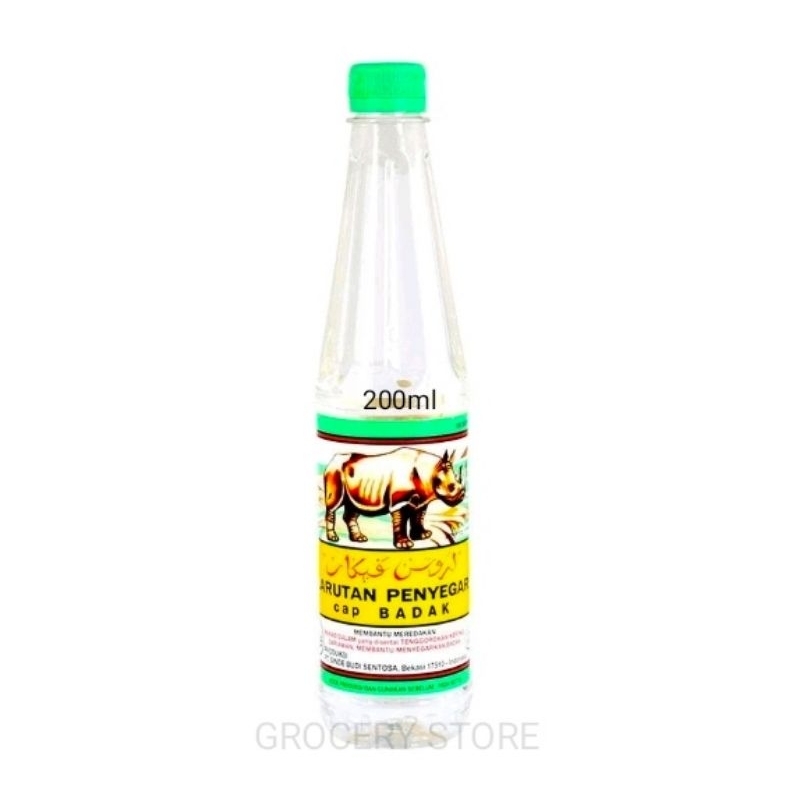 Jual Larutan Botol Cap Badak 200ml - Larutan Penyegar Cap Badak (200ml) | Shopee Indonesia