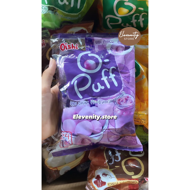 Jual Oishi O-Puff Opuff Marshmallow Philippines Mango Chocolate Matcha ...