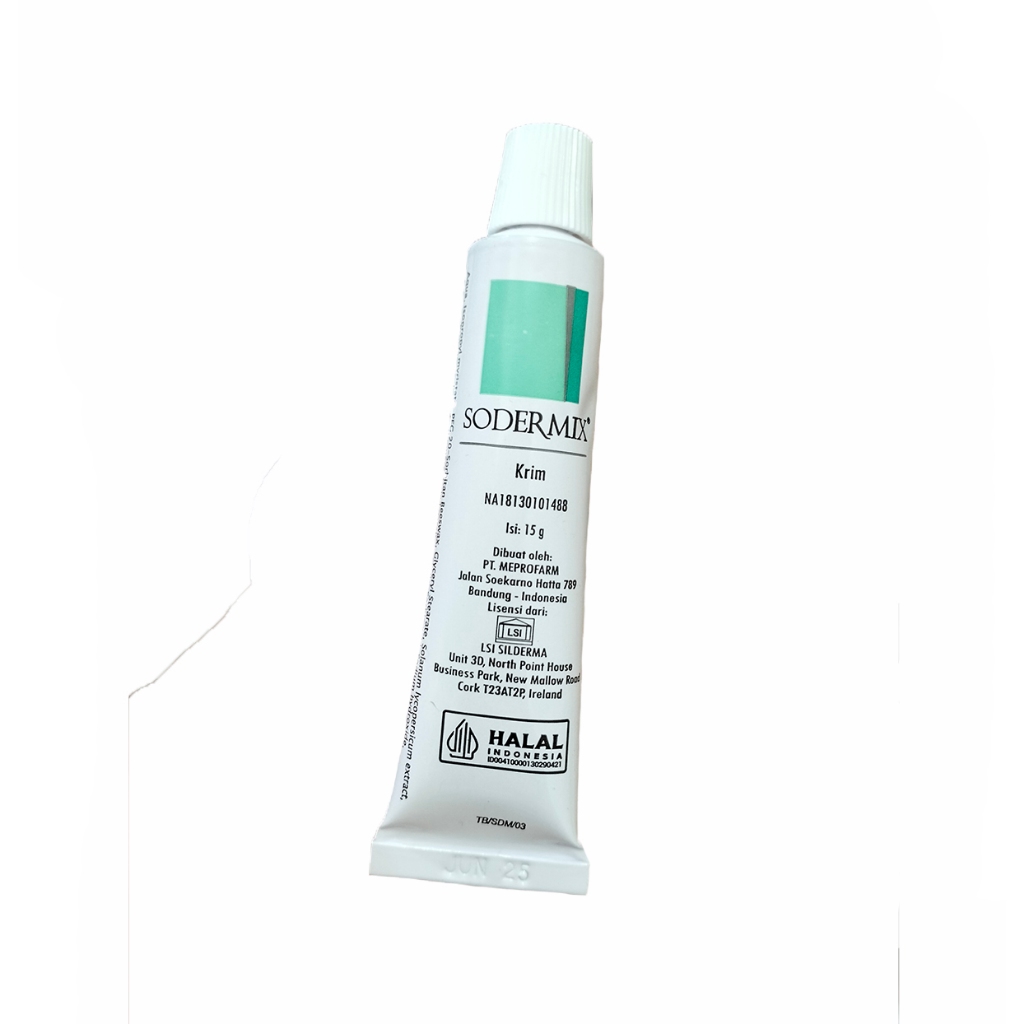 Jual Sodermix Cream 15 Gram Menyamarkan Luka dan Mencerahkan Wajah ...