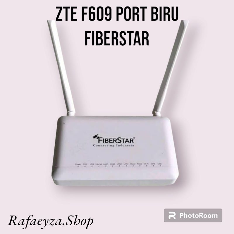 Jual ZTE ZXHN F609 PORT BIRU (FIBERSTAR) 2022 ADAPTOR TIDAK ORI ...
