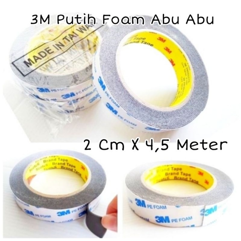 Jual Isolasi Bolak Balik 3M Putih Double Tape Lebar 2 cm Isolasi ...