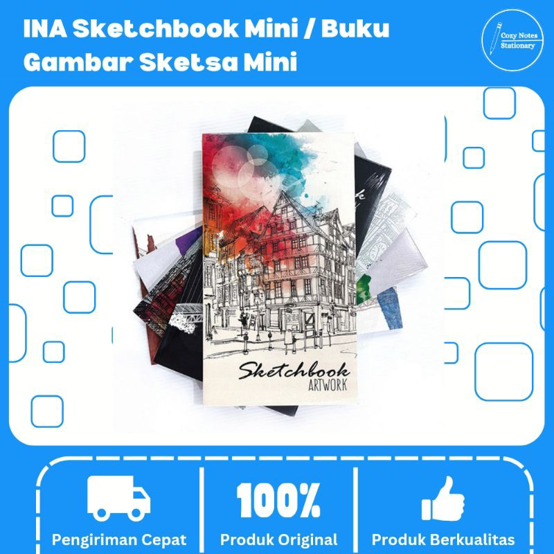 Jual INA Sketchbook Mini / Buku Gambar Sketsa Mini - Buku Sketsa Kecil ...