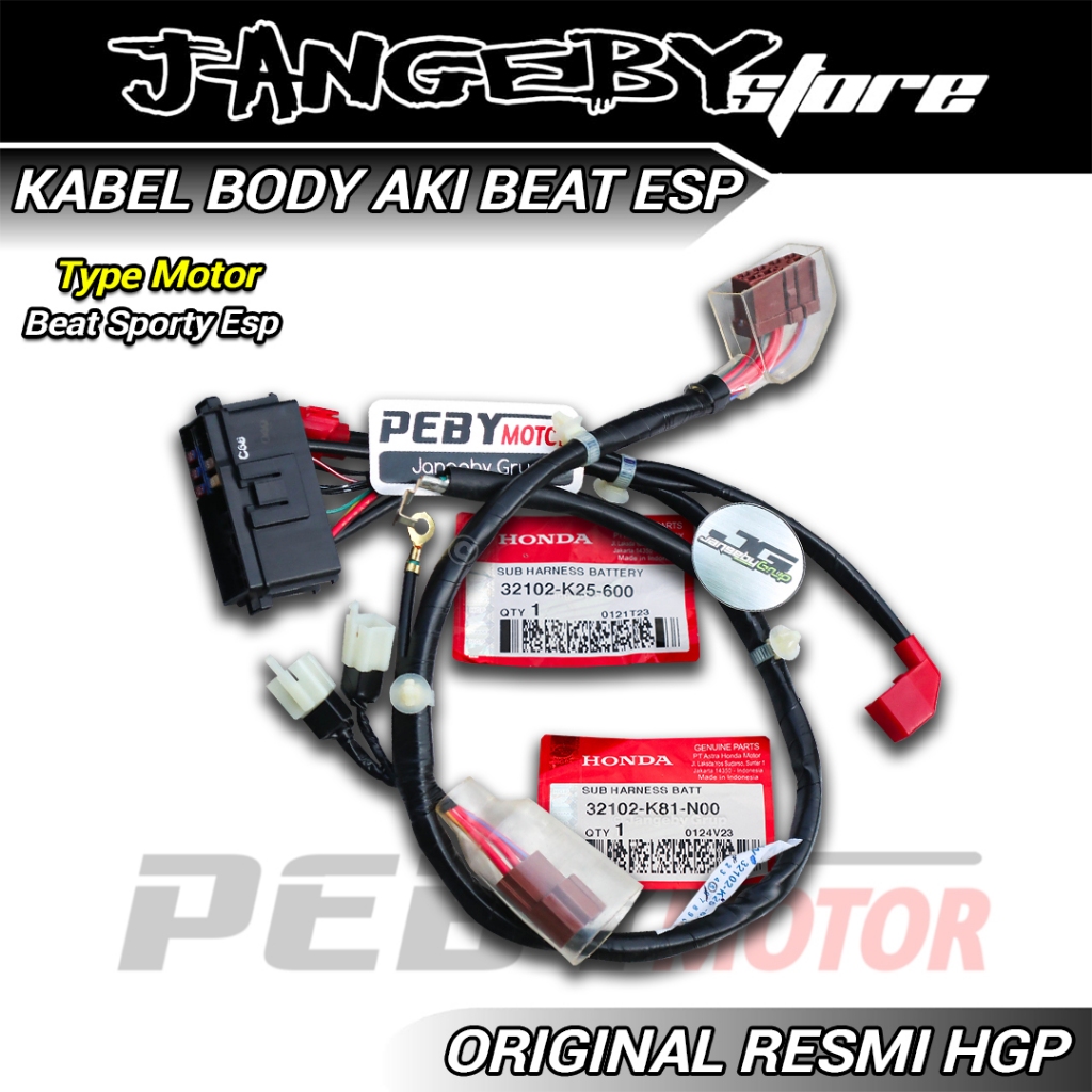 Jual Kabel Body Aki Beat Sporty Esp ORIGINAL Resmi HGP | Shopee Indonesia