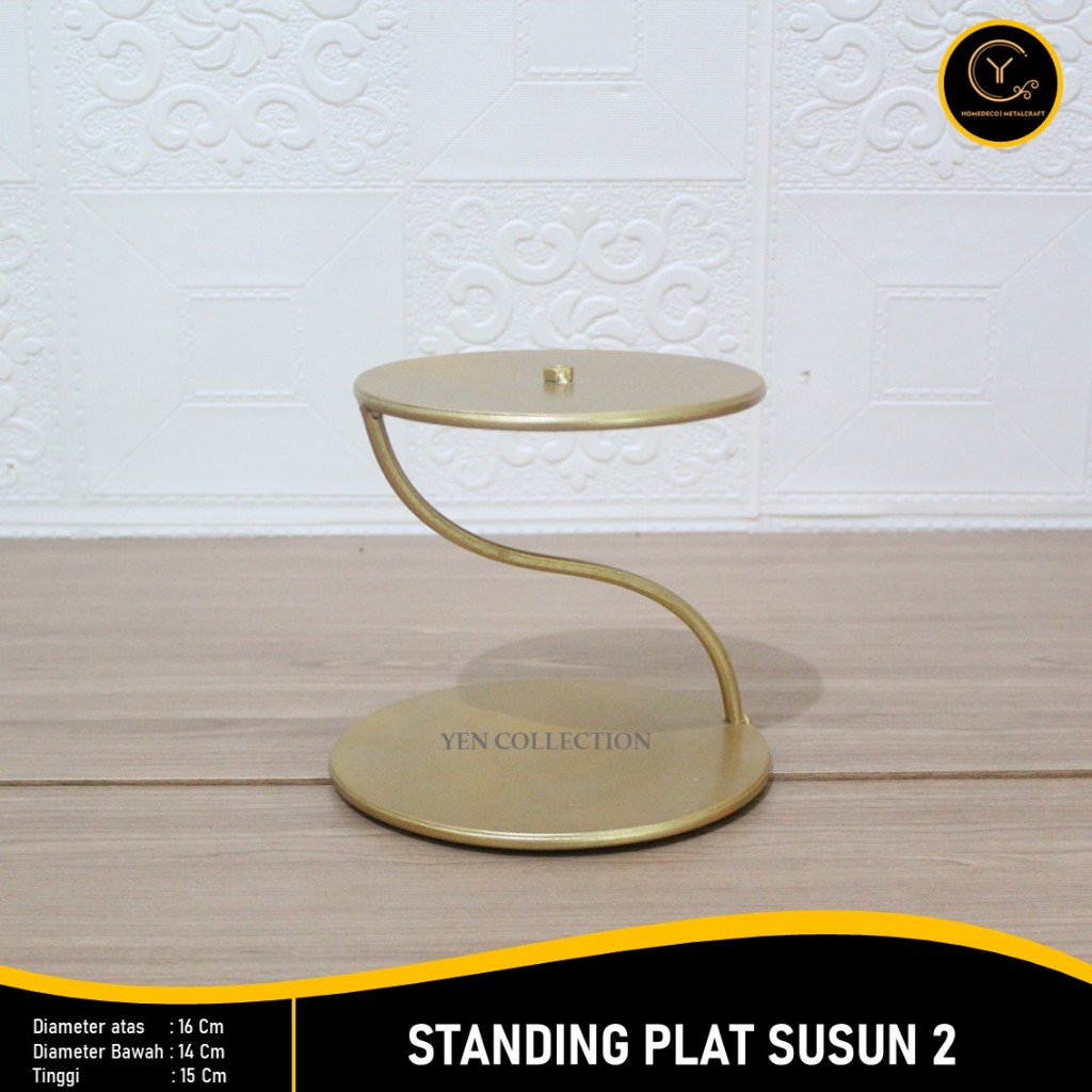 Jual Standing plat susun 2 lurus dan susun 2 bengkok Lingkar bawah d16 ...