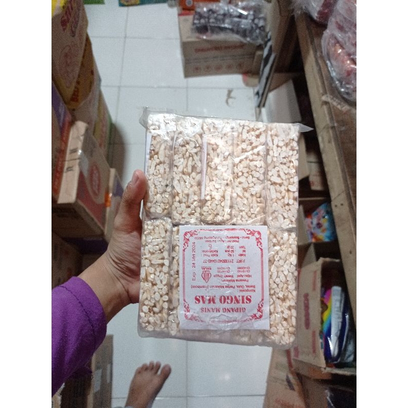 Jual Snack Gipang Beras rasa manis original 1 pack isi 10 pcs | Shopee ...