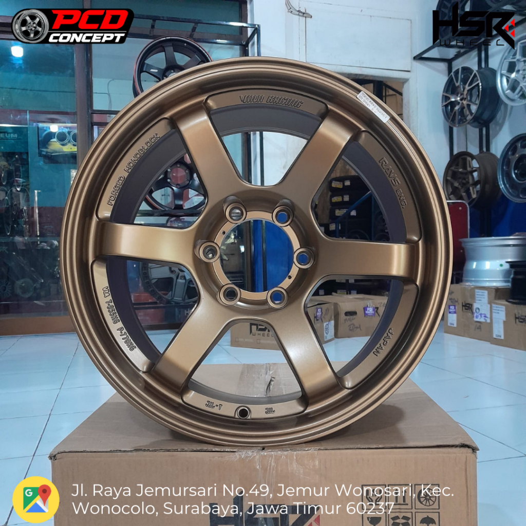 Jual VELG RACING TE37 PROGRESIF RING 18 HSR TOKYO R18X9 H6X139,7 ET0 BRONZE | Shopee Indonesia