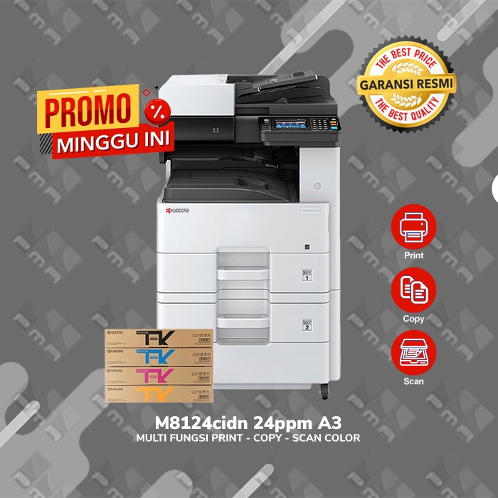 Jual Mesin Fotocopy Printer Hasil Terbaik Murah Kyocera M8124cidn | Shopee Indonesia