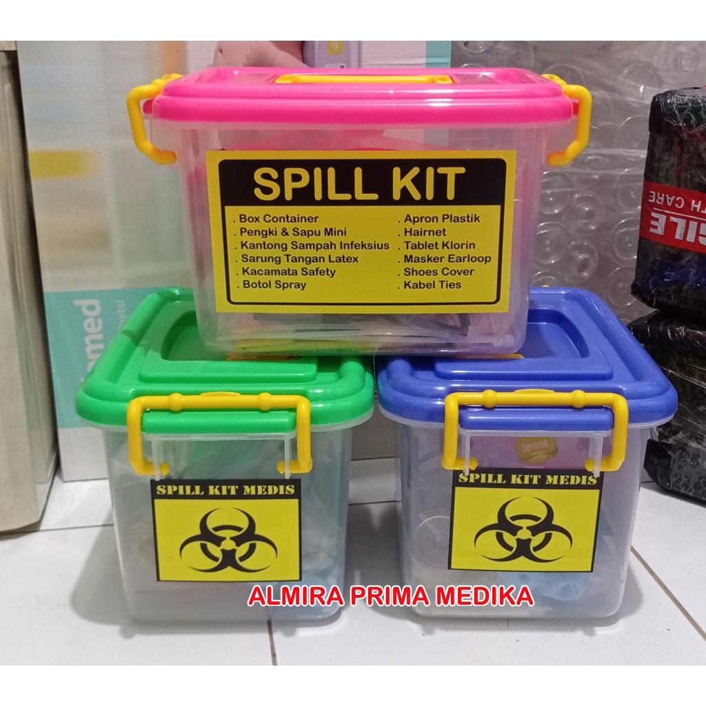 Jual Spill Kit Medis Limbah B3 Rumah Sakit Klinik / Medical Spill Kit ...