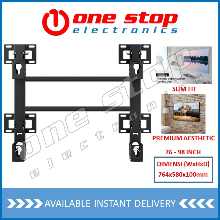 Jual SAMSUNG WMN8000SXT Slim Fit Wall Mount Bracket 76" - 98" Made in ...