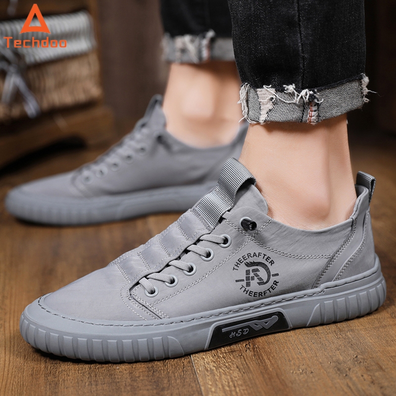 Jual Techdoo Sepatu Sneakers Pria Olahraga Lari Kasual Santai Sepatu Sport Kets Running Shoes ...