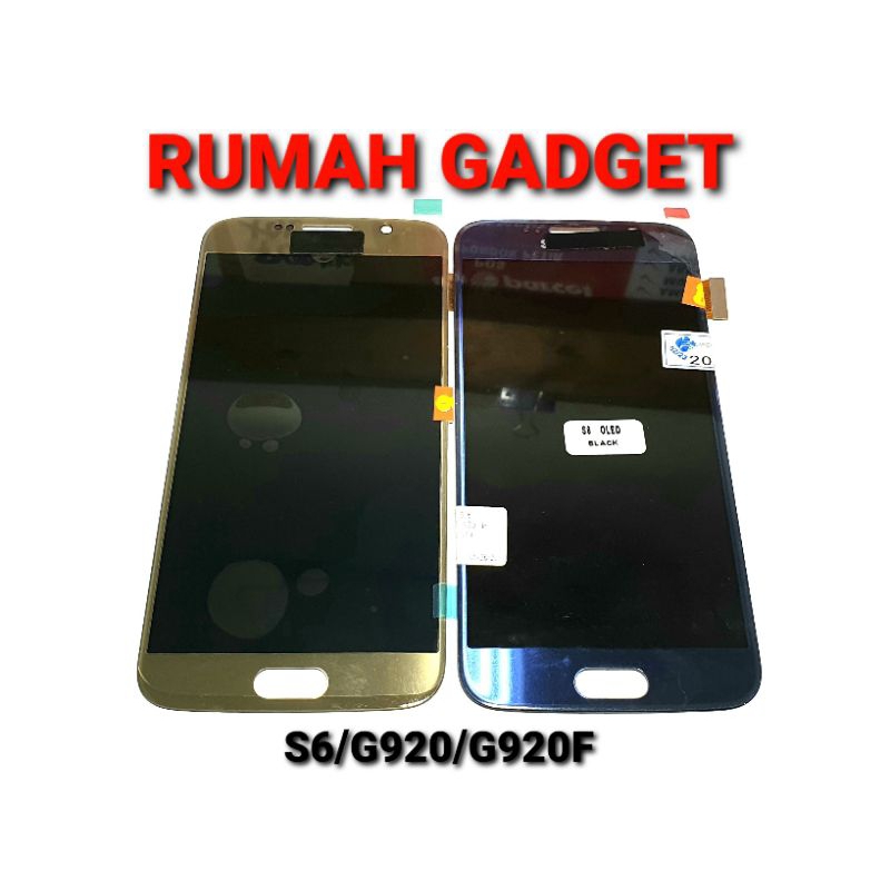 Jual LCD SAMSUNG S6/S6 FLAT/G920/G920F FULLSET TOUCHSCREEN OLED ...