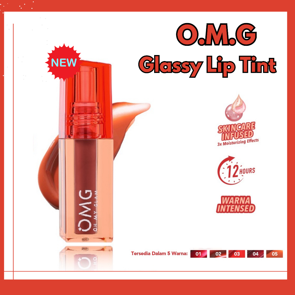 Jual OMG Oh My Glam Glassy Lip Tint | Shopee Indonesia