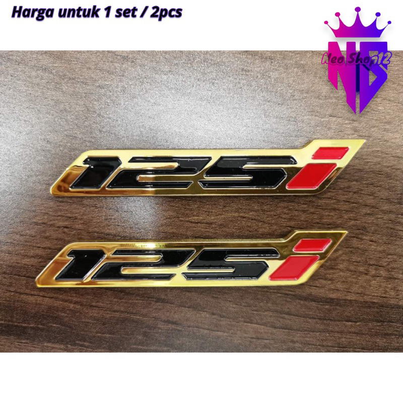 Jual Emblem 3D VARIO 125/150 thn 2018 kebawah 1set Kanan dan Kiri ...