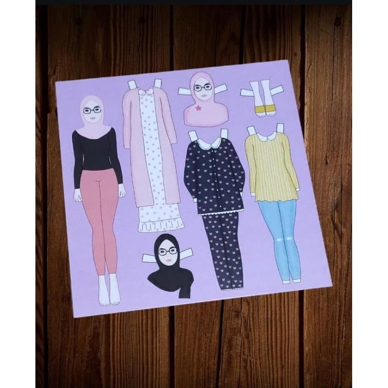 Jual KIYOWO BP BPAN//ORANG ORANGAN//PAPER DOLL//MAINAN KERTAS//MAINAN ...