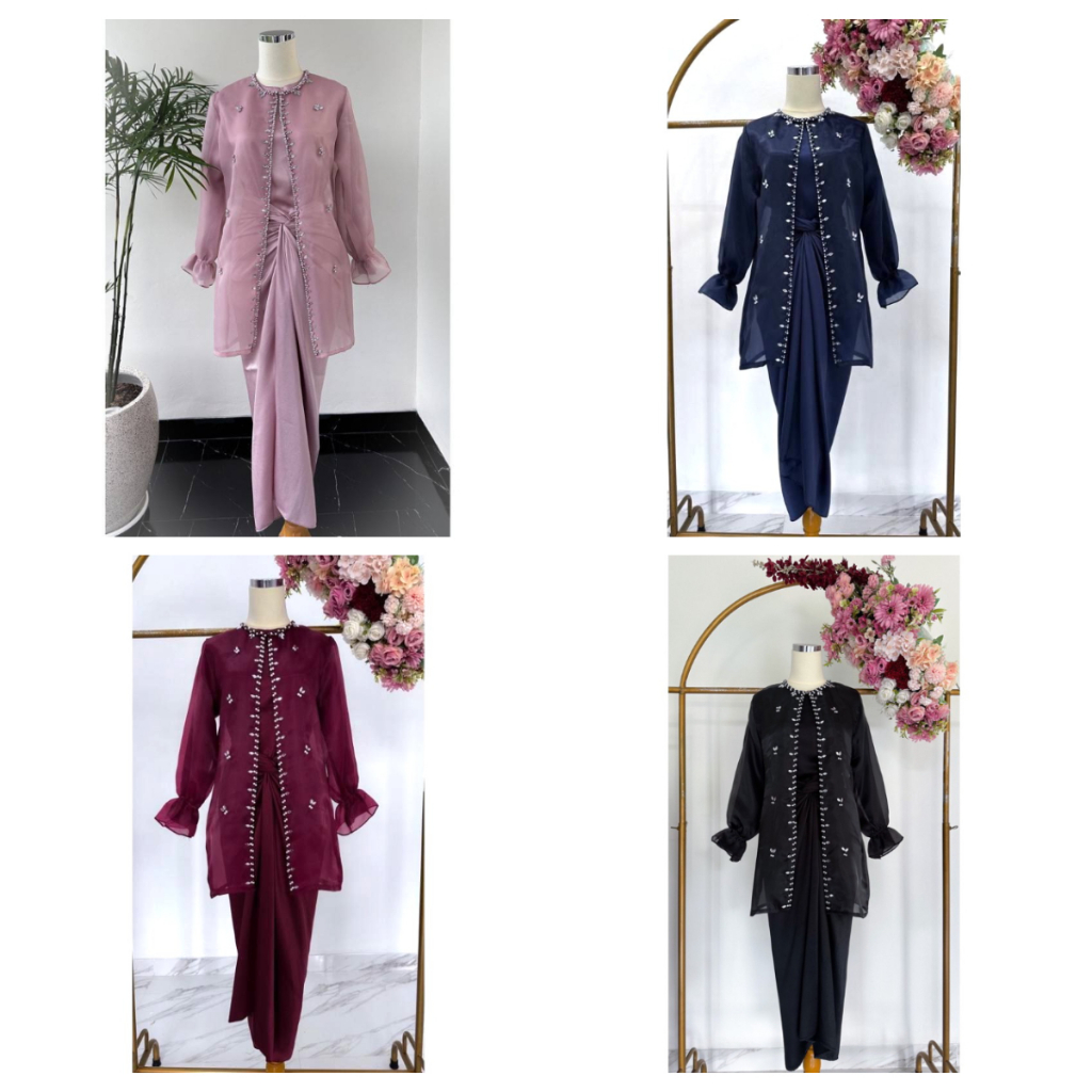 Jual ONE SET JEMMA ORGANZA TERMURAH READY JUMBO SETELAN KONDANGAN ...