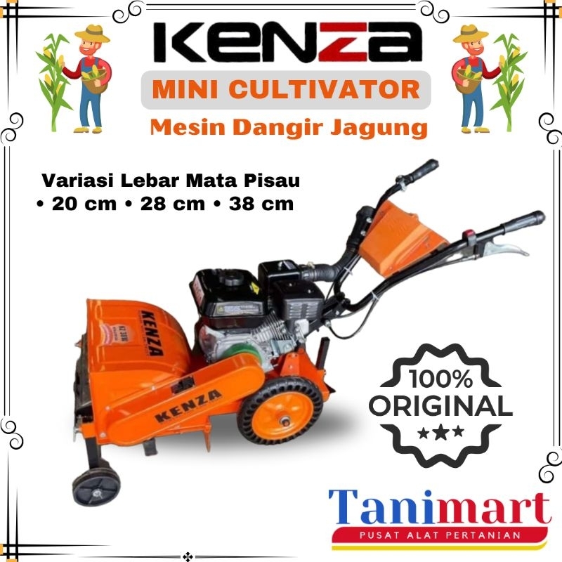 Jual Mesin Dangir KENZA / Cultivator Mini / Mesin Bajak Mini / Mini ...