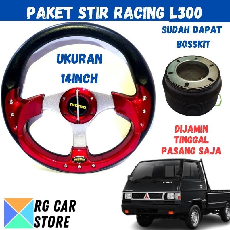 Jual Paket Stir Racing L300 Model Racing Ukuran 13inch Dan 14inch ...