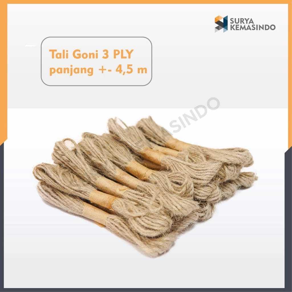 Jual Tali Goni Lilit 3 Ply (+- 4,5 meter) tali/goni/taligoni/hampers ...