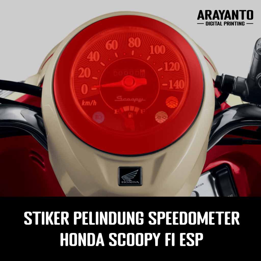 Jual Sticker Pelindung Speedometer Honda Scoopy FI ESP Variasi ...