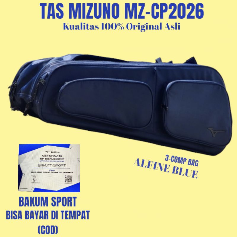 Jual Tas Mizuno mz-cp2026 3 Comp bag kualitas 100% Original Asli bisa (COD) | Shopee Indonesia