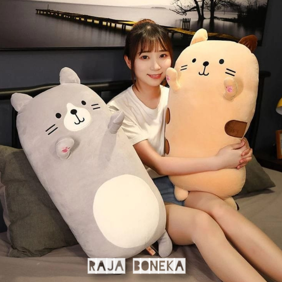 Jual Boneka bantal kucing soft kawaii plushie ukuran 40 ccm | Shopee ...