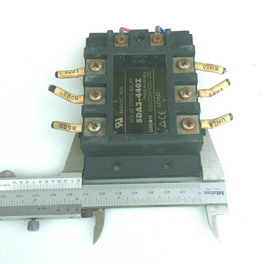Jual UNION SDA3-440Z SSR 3-Phase 460v 40a Solid State Relay | Shopee ...