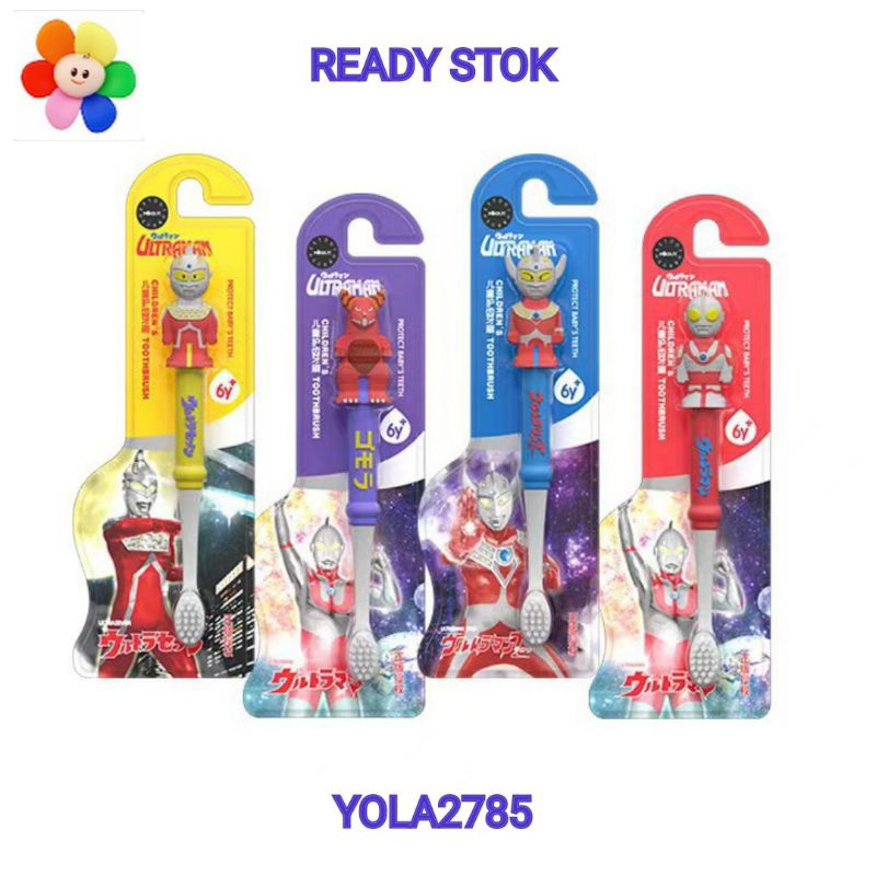 Jual Sikat Gigi Toothbrush Anak Ultraman Series 6-12 tahun Bulu Halus ...