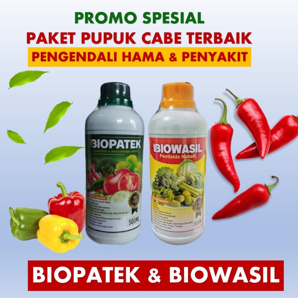 Jual PAKET HEMAT Biopatek dan BIOWASIL Pupuk Fungisida dan Pestisida ...