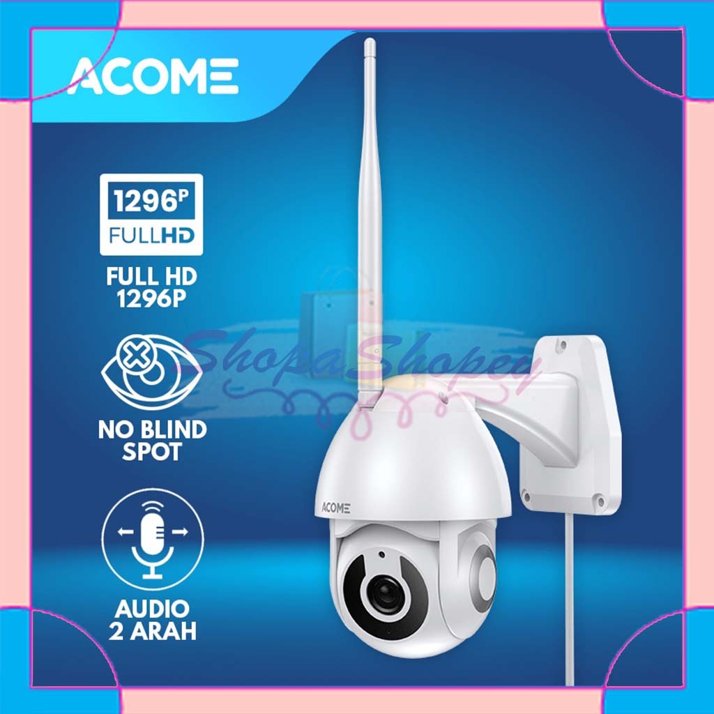 Jual Smart CCTV APC02 Camera Audio FULL HD 1296P No Blind Spot 2 Arah ...