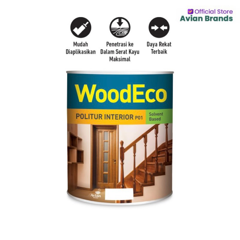 Jual POLITUR INTERIOR WOOD ECO SOLVENT BASED 1 LITER | Shopee Indonesia
