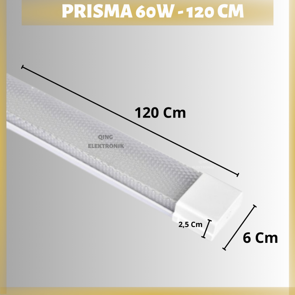 Jual Lampu TL Slim T8 LED Kotak Tubelight LED Linear T8 30W 60W ...