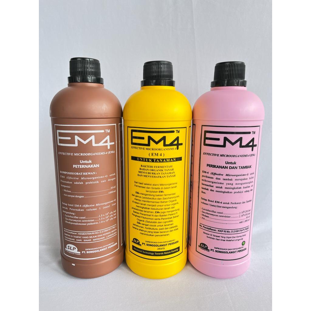 Jual EM4 Perikanan dan Tambak 1 Liter Kultur Mikroorganisme / Molase ...