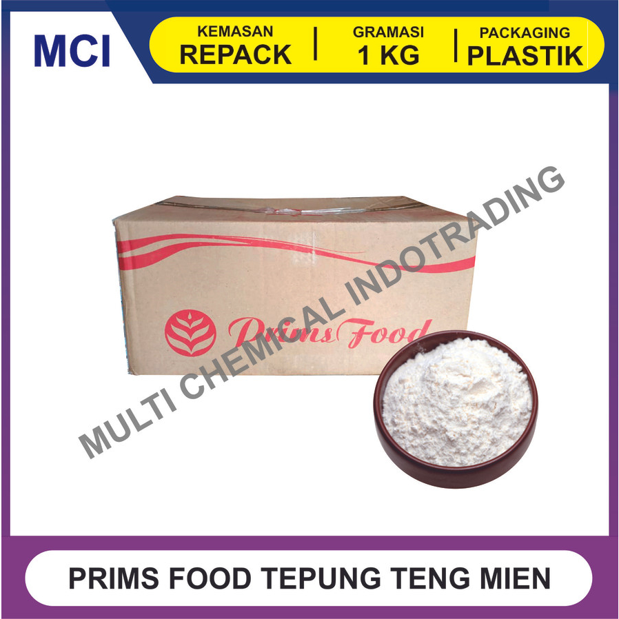 Jual PRIMSFOOD TEPUNG TANG MIEN REPACK 1 KG / TENG MIEN TEPUNG PATI ...